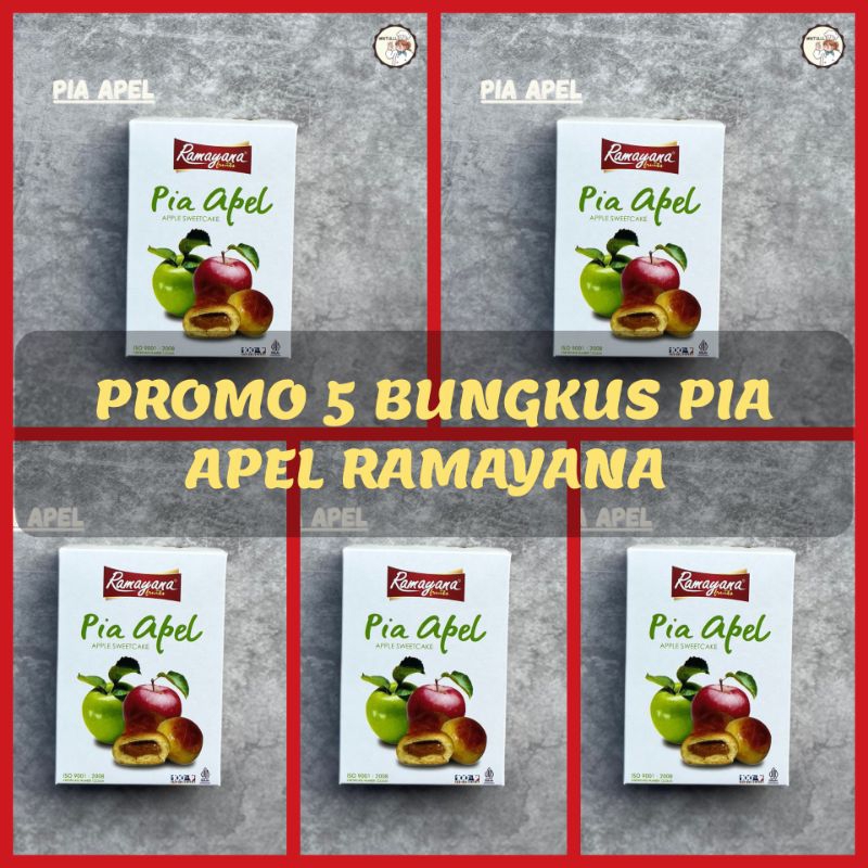 Jual [PROMO] 5 BUNGKUS CAMILAN PIA BUAH APEL RAMAYANA PIA APEL DURIAN ...