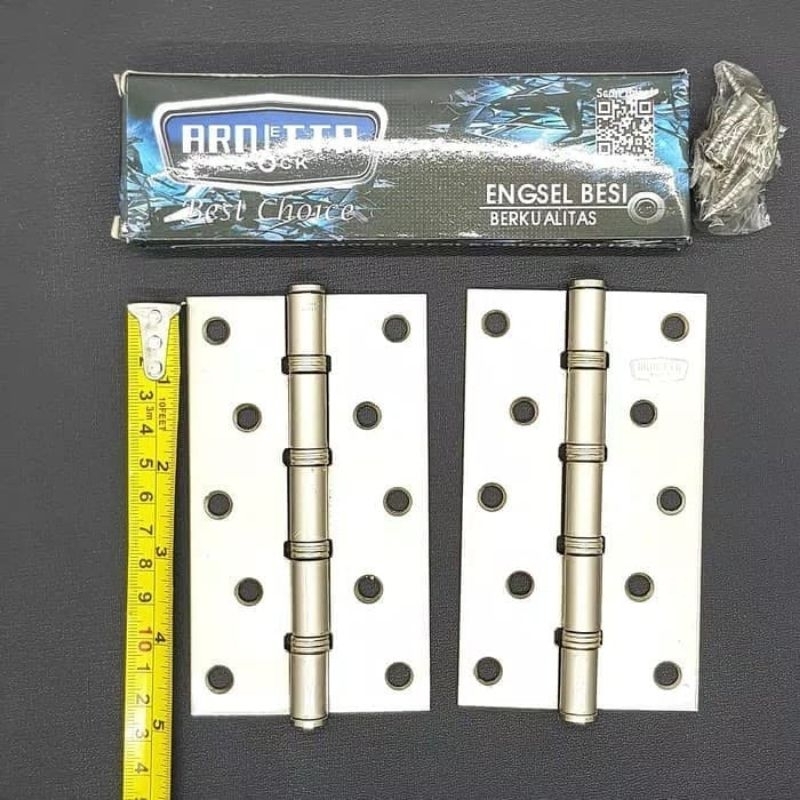 Jual Engsel Besi Tebal 3 inch Arnitta/Engsel Pintu Jendela/Brass Hinges ...