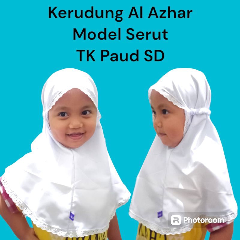Jual ( Beli Lokal ) Kerudung Anak Jilbab Anak Al Azhar Model Serut | Shopee Indonesia