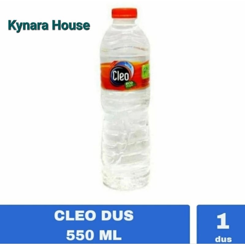 Jual Cleo Air Mineral Botol 550ml (Karton) | Shopee Indonesia