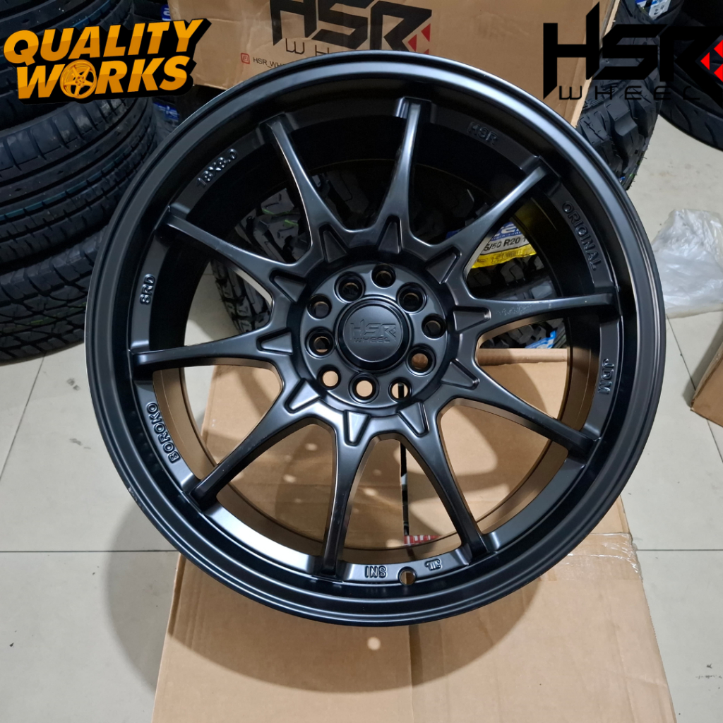 Jual Velg Mobil Murah R18 Inch Warna Hitam Pelek Hsr Boroko Srd Ring 18 Lubang 5 Pnp New Veloz ...