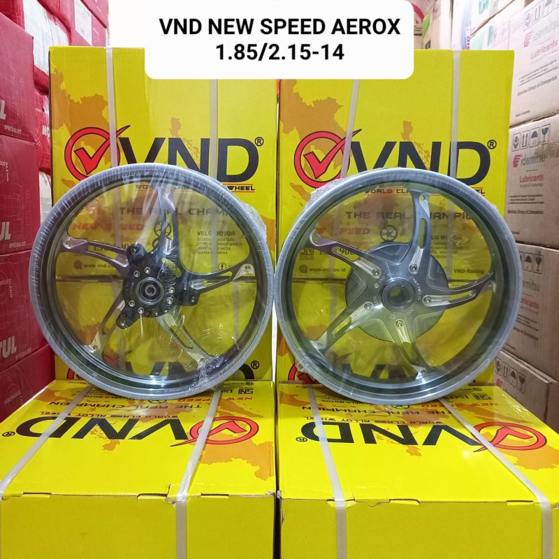 Jual Velg VND New Speed Aerox 185/215-14 bintang laut | Shopee Indonesia