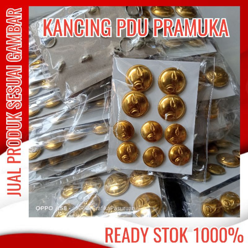 Jual kancing PDU pramuka upacara | Shopee Indonesia