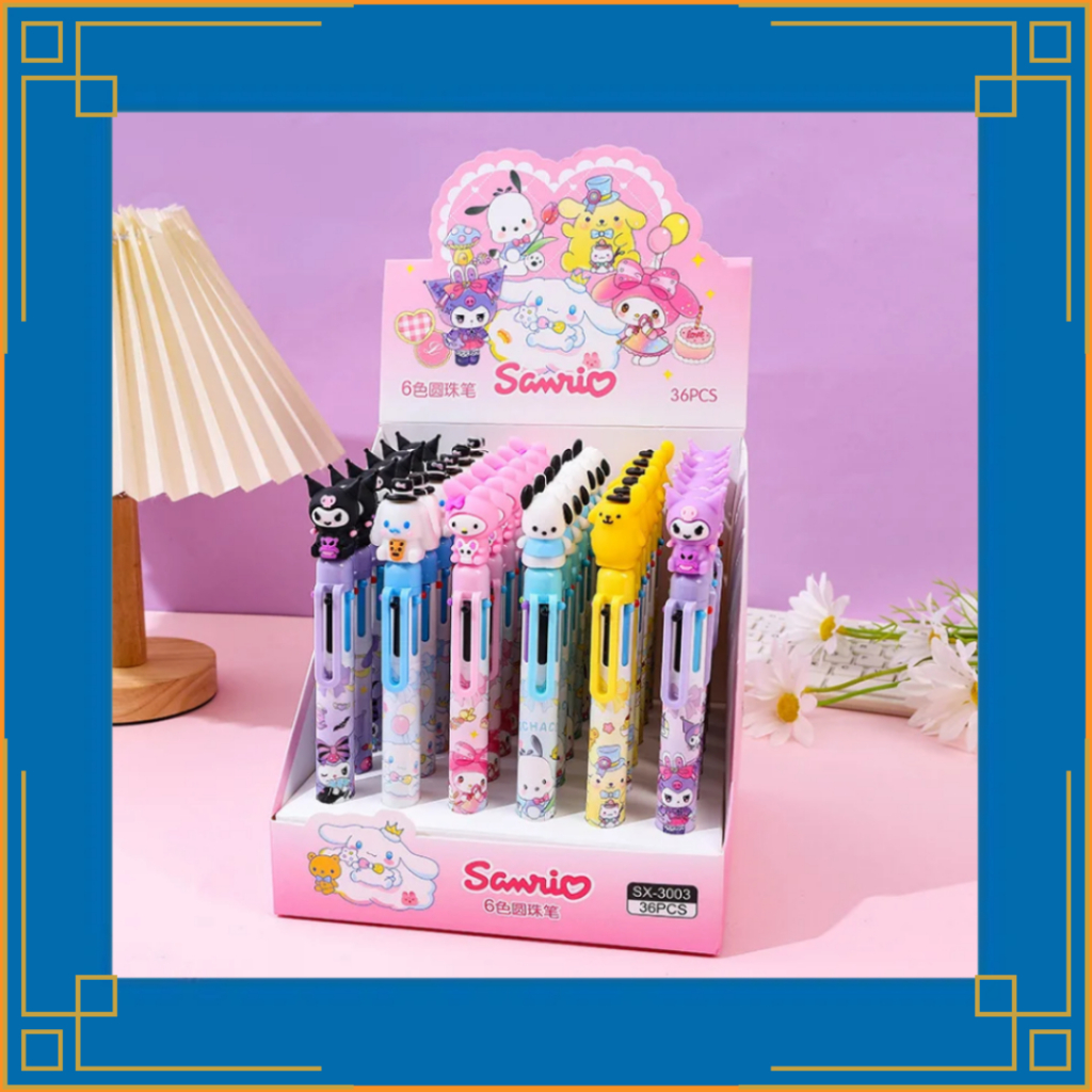 Jual Pena fancy 6 warna kuromi SX-3002 (pcs) | Shopee Indonesia