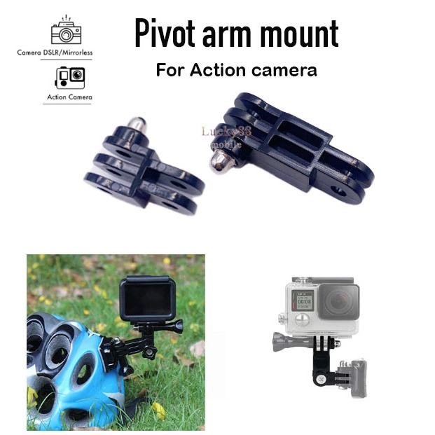 Jual Pivot Arm Mount Extension For Camera Action GoPro Insta360 YI BPro ...