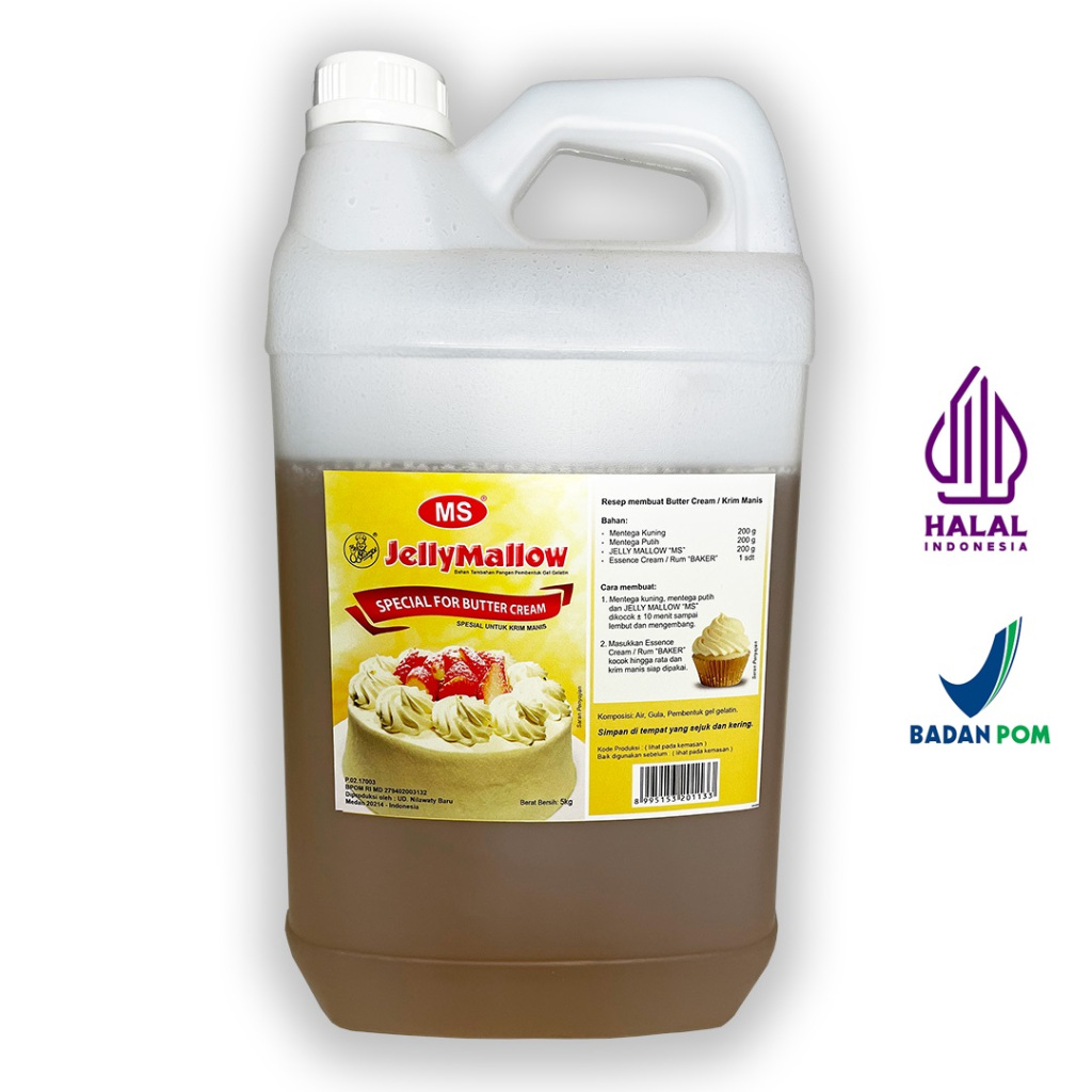 Jual bahan kue butter cream / krem manis / mentega manis / menghias cake ultah / Jelly Mallow ...