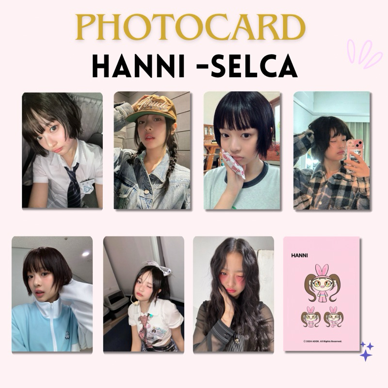Jual Hanni Newjeans Selca Photocard Premium lomo card Photocard unofficial Hanni newjeans ...
