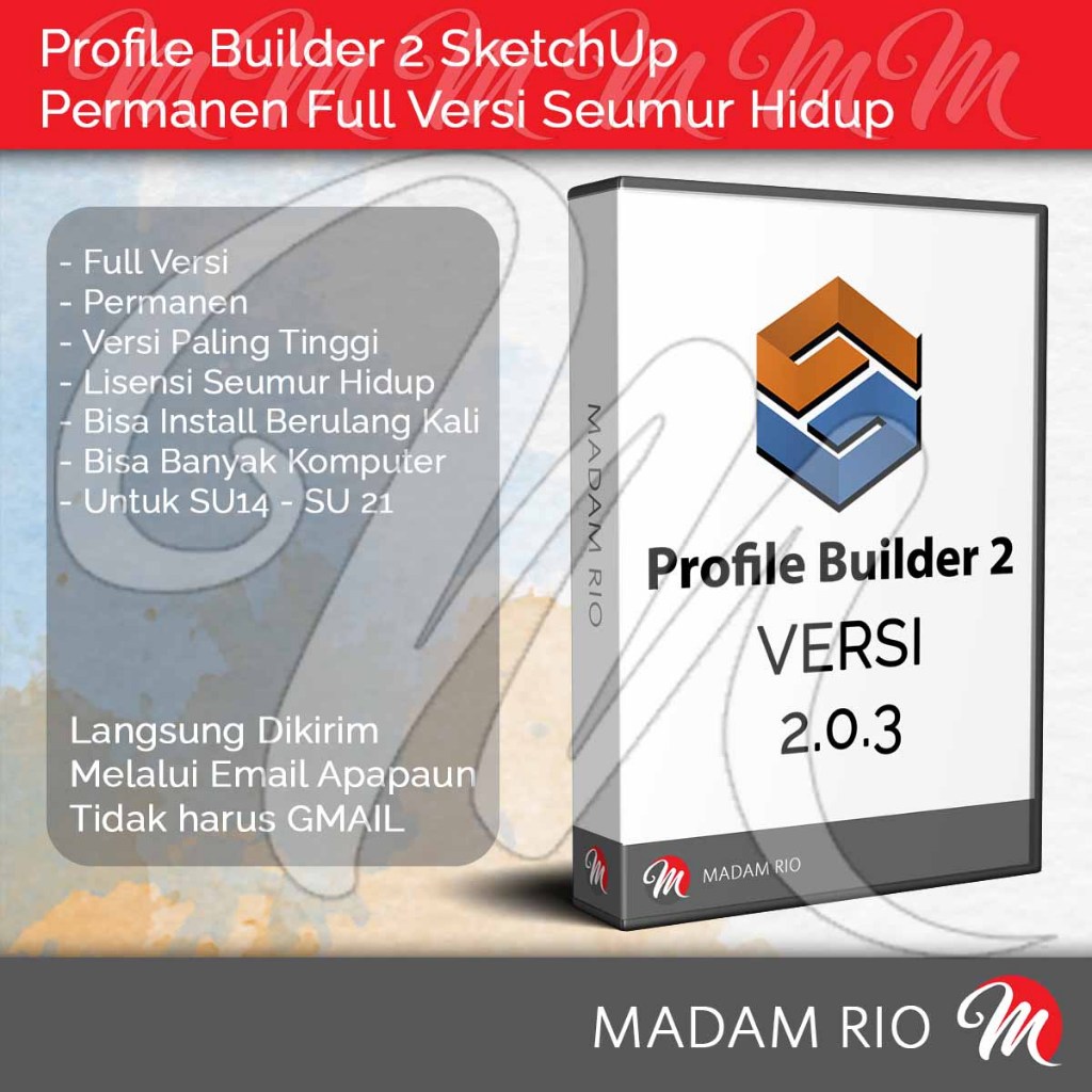 Jual Profile Builder 2 Sketchup Lisensi Permanen Full Versi | Shopee ...