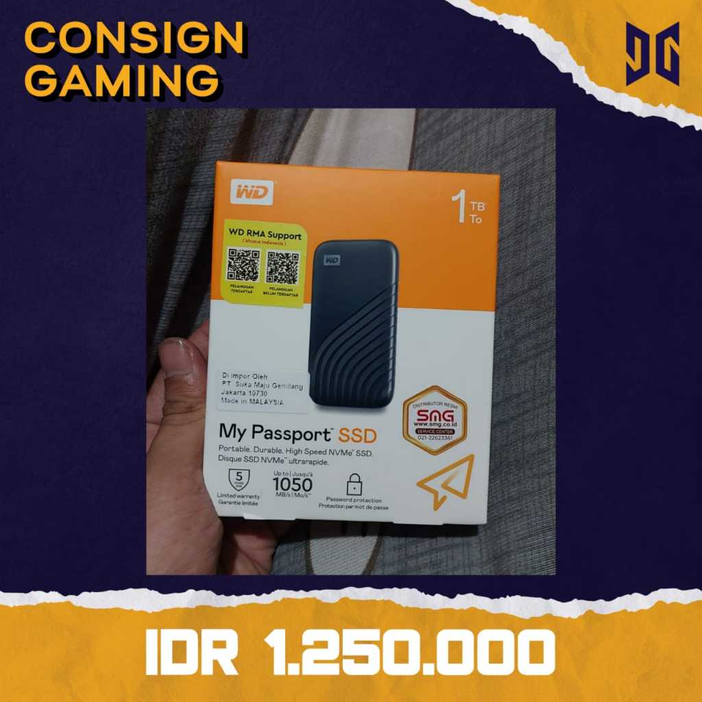 Jual WD MY PASSPORT SSD 1TB ( CODE : RT117.7 ) | Shopee Indonesia