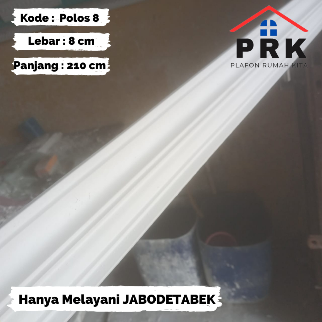 Jual Lis List Gypsum Gipsum Motif (MINIMALIS) Polos lebar 8cm Plafon ...