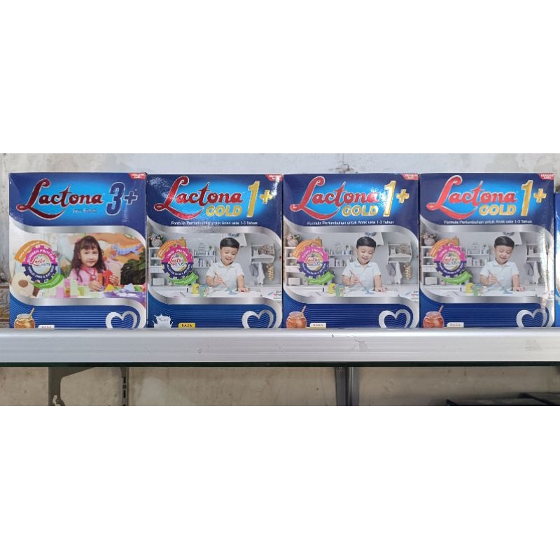 Jual SUSU LACTONA Gold 1+ 3+ 400G / Susu Formula Bubuk Pendamping ...