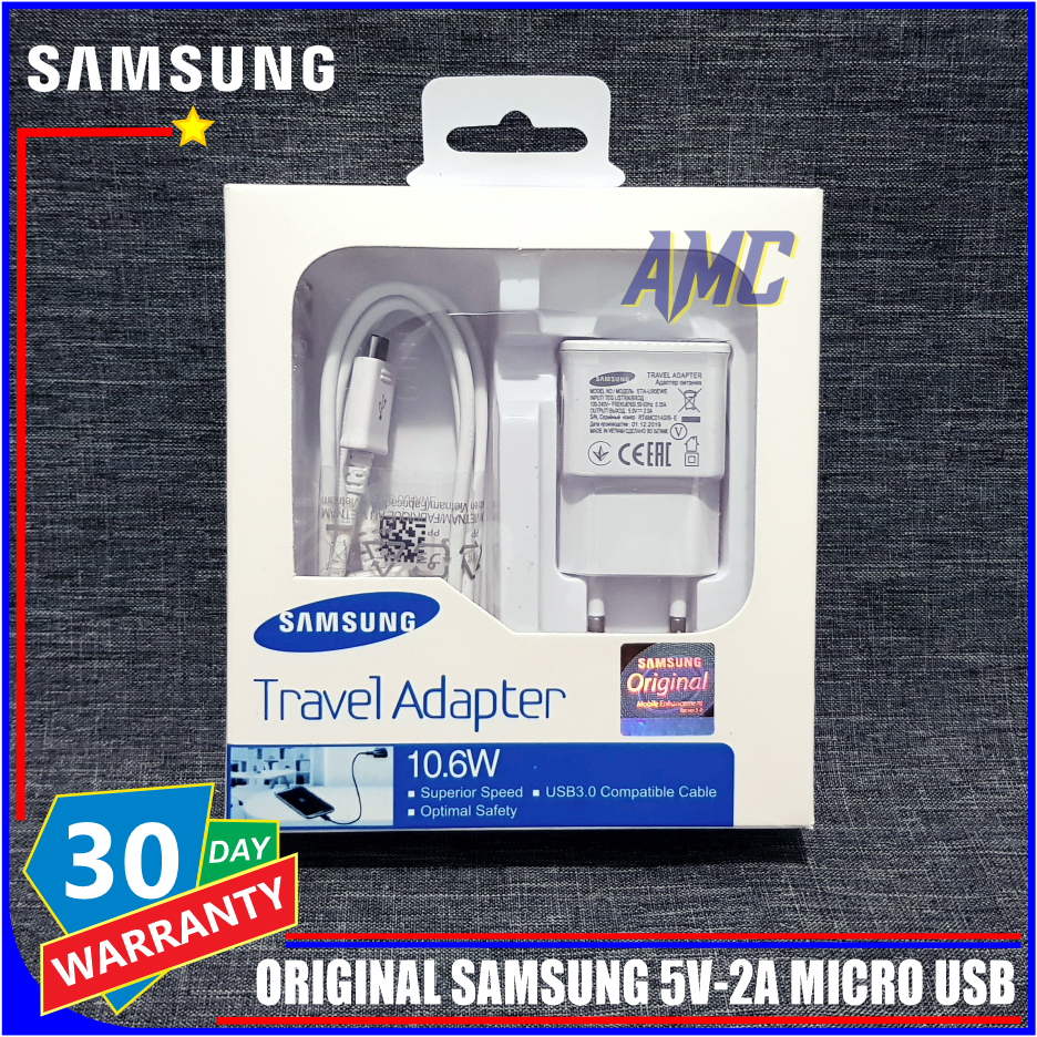 Jual Charger Samsung Galaxy A03 A03 Core ORIGINAL 100% Micro USB 10 ...