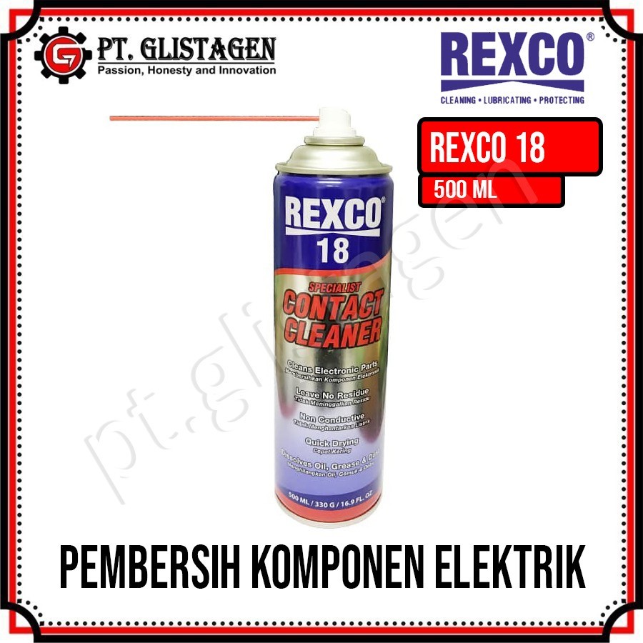 Jual Rexco 18 Pembersih Elektrik Elektronik Contact Cleaner - 500 ML | Shopee Indonesia