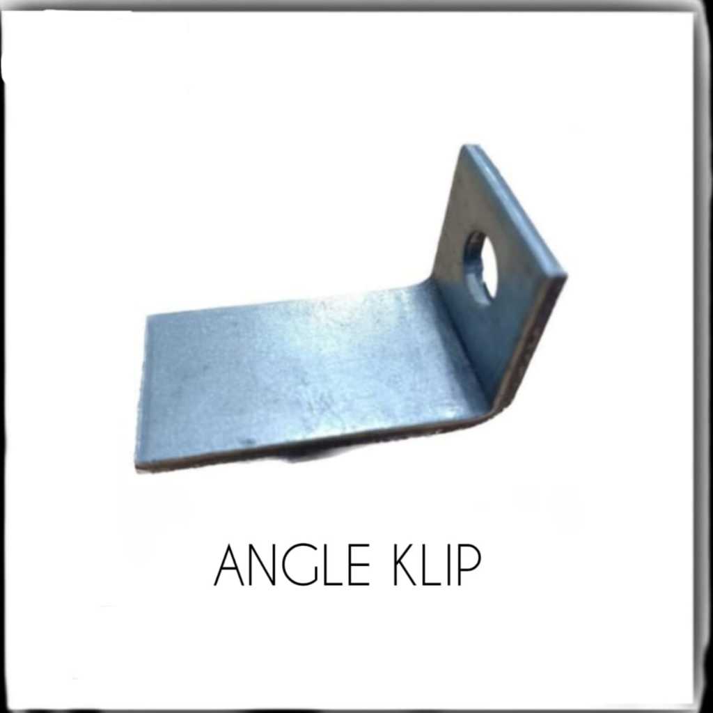 Jual SIKU L RAMSET//ANGLE CLIP/TEBAL//TIPIS//1 LUBANG//2LUBANG//HARGA ...