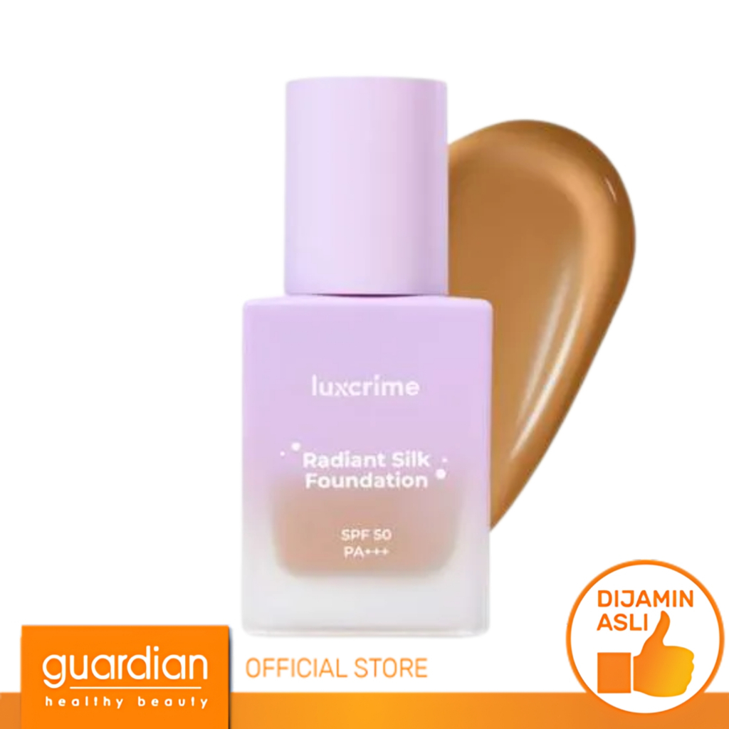 Jual LUXCRIME Radiant Silk Foundation SPF 50 PA+++ - W02 | Shopee Indonesia