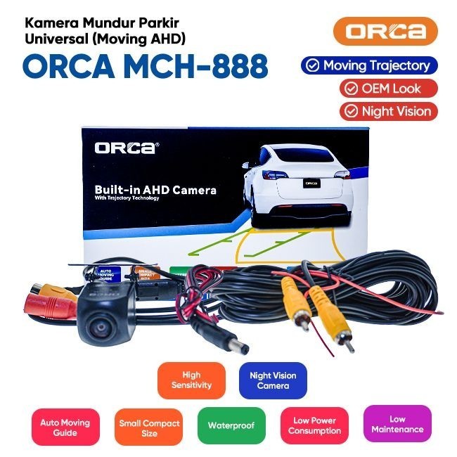Jual Kamera Mundur Parkir Mobil Orca AHD (Auto Moving) | Shopee Indonesia