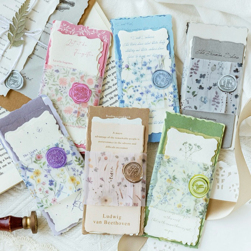 Jual 30pcs/pack Material Paper One Poetry Paper Series Vintage Literary ...