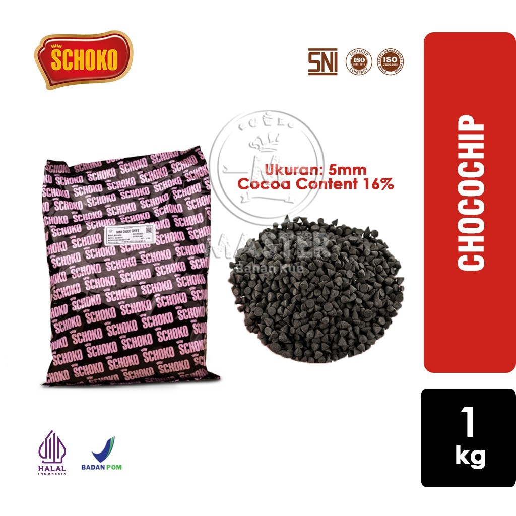 Jual Choco Chips SCHOKO Dark Mini Chocochip Chocolate [Asli 1kg] | Shopee Indonesia