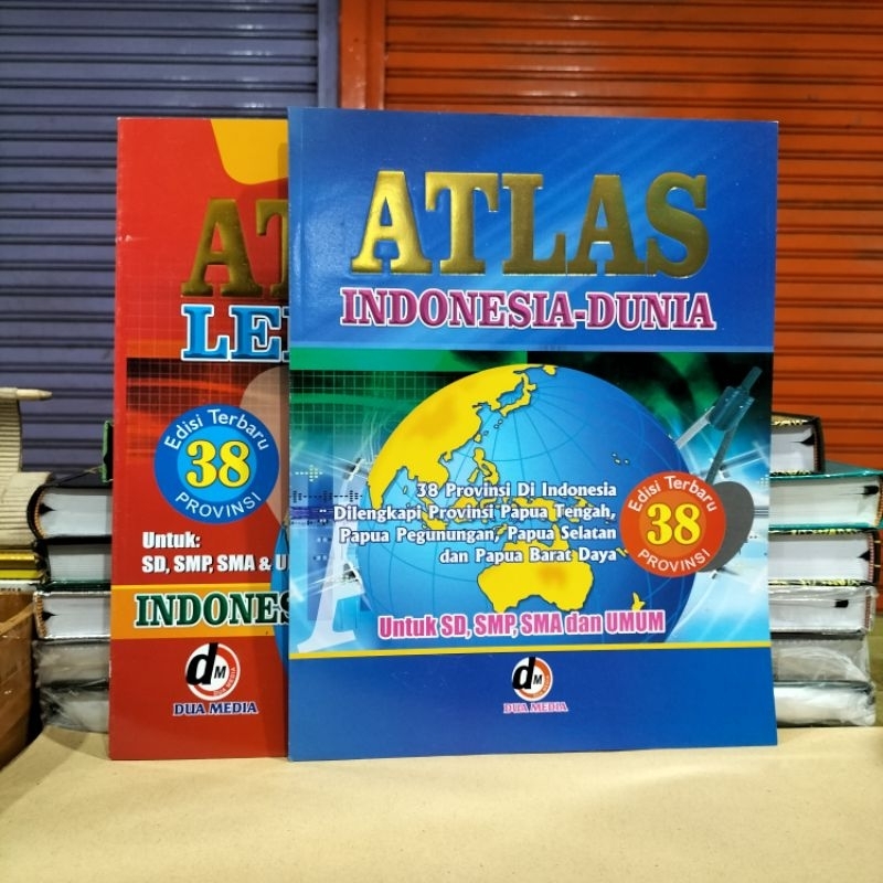 Jual ATLAS INDONESIA - DUNIA EDISI TERBARU 38 PROVINSI | Shopee Indonesia