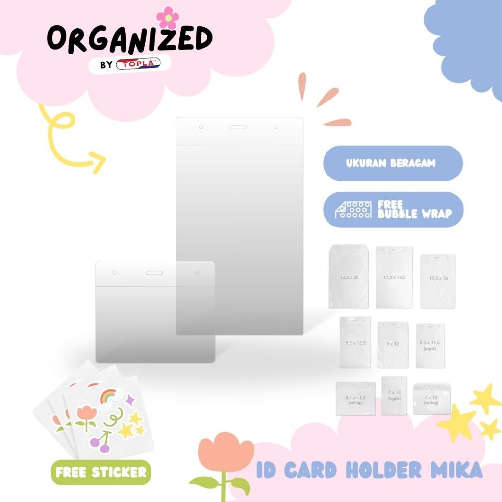 Jual ID Card mika transparan tempat kartu nama panitia dan peserta ...