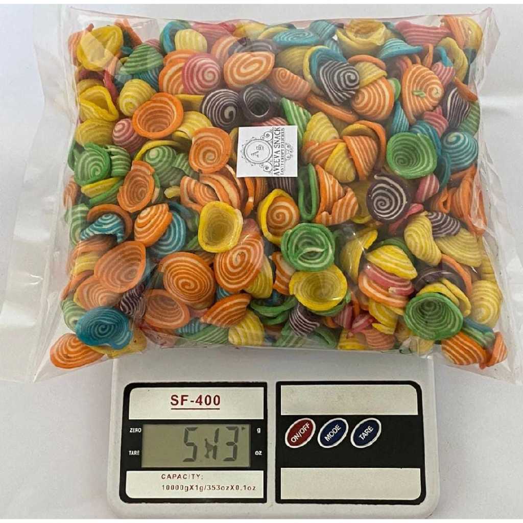 Jual Kuping Gajah Contong Mini Pelangi 500 Gram Kue Tradisional Manis ...