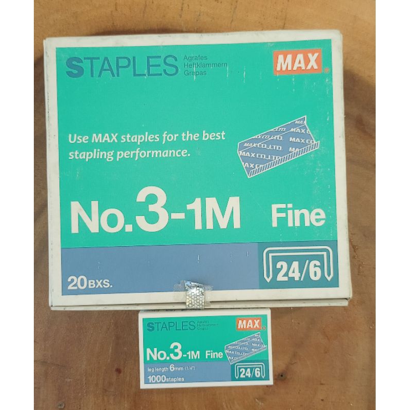 Jual isi Staples max no.3 original | Shopee Indonesia
