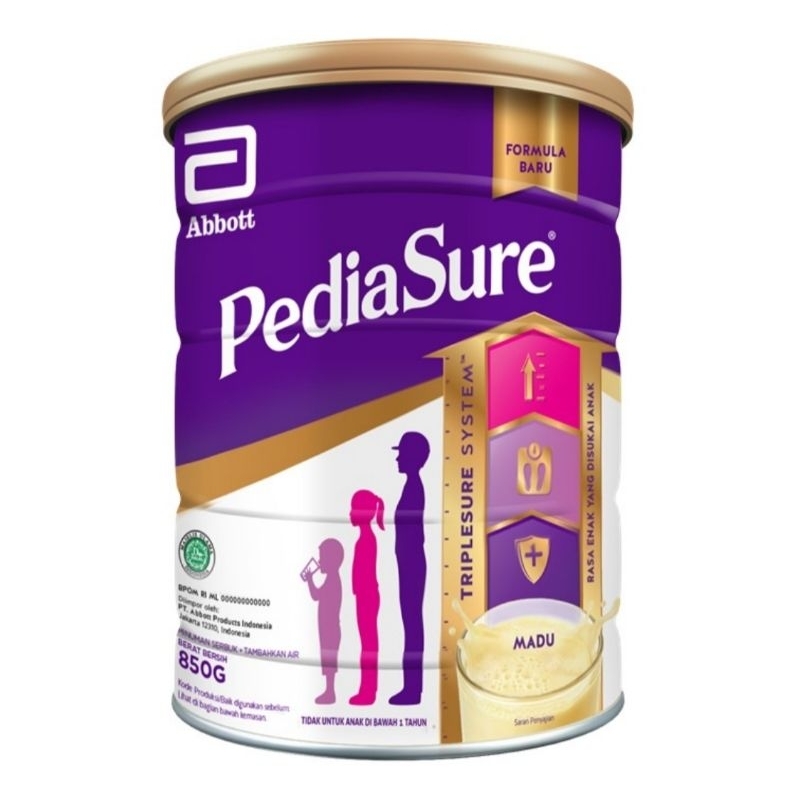 Jual PediaSure Triplesure Susu Formula Pertumbuhan Anak usia 1-10 tahun rasa Madu | Shopee Indonesia