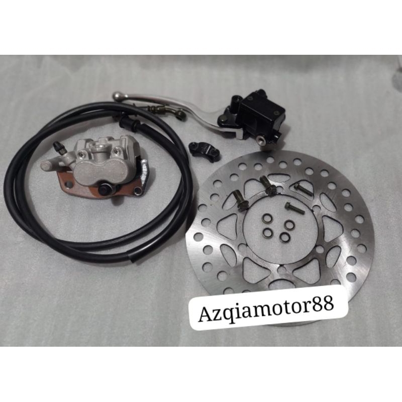 Jual PAKET KALIPER DEPAN SET MASTER PIRINGAN DEPAN KAWASAKI KLX 150 S L BF DTREKER | Shopee ...