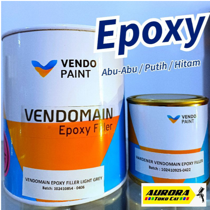 Jual Epoxy Murah Meriah 1Kilo VENDO PAINT Poksi Dasaran Cat Epoksi ...