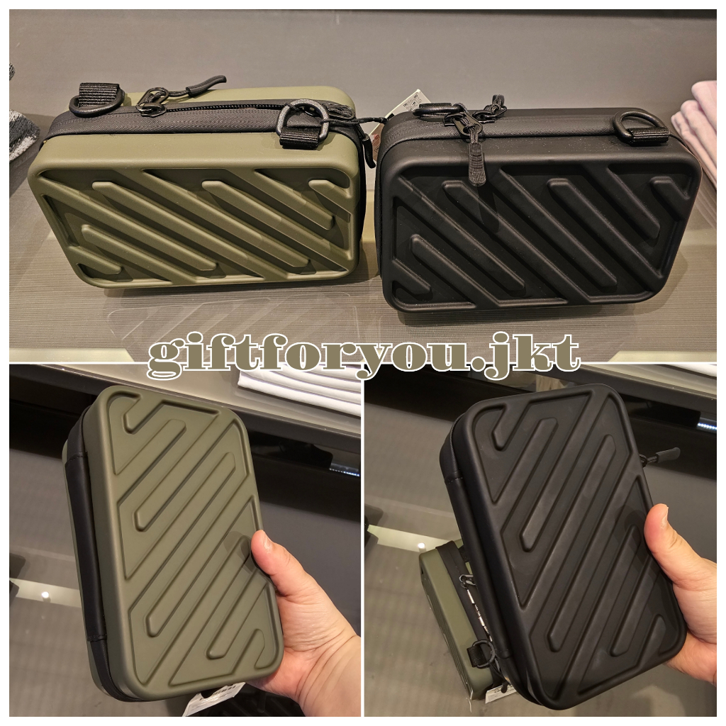 Jual Tas Pria Zara Man Rigid Crossbody Bag Rubberised Tas Mini ...