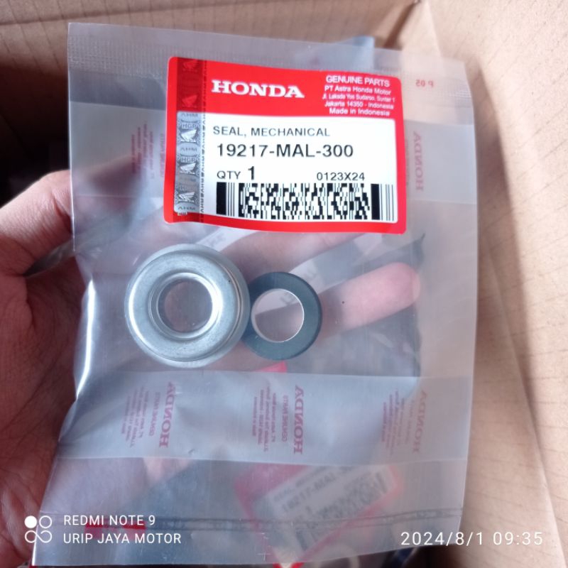 Jual 19217-MAL-300 Seal Machanical / Seal water pump KUALITAS ORI Vario 110 Vario 125 Vario 150 ...