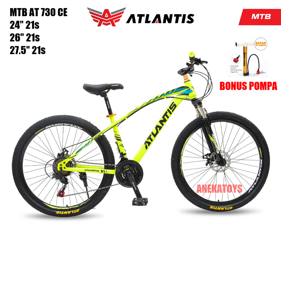 Jual (BONUS POMPA) Sepeda Gunung Atlantis MTB 24/26/27,5 Mountain Bike ...