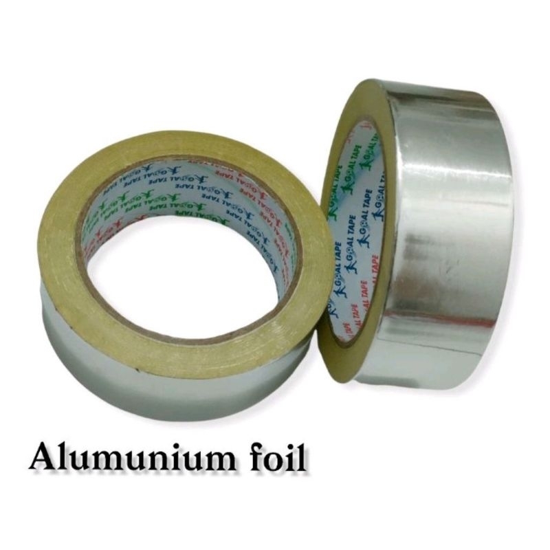 Jual LAKBAN ALUMINIUM FOIL TAPE TAHAN PANAS DAN AIR ANTI BOCOR / LAKBAN TAMBALAN PANCI | Shopee ...