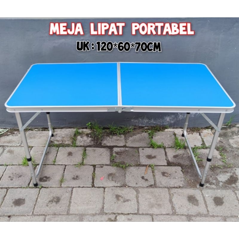 Jual meja lipat portable meja koper meja serbaguna | Shopee Indonesia