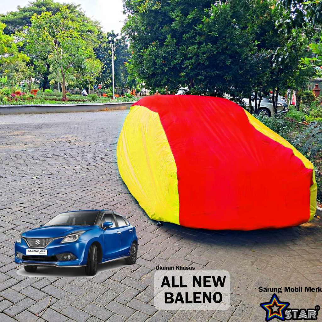 Jual Body Cover ALL NEW BALENO Kuning Atas Merah Sarung Mobil Warna ...