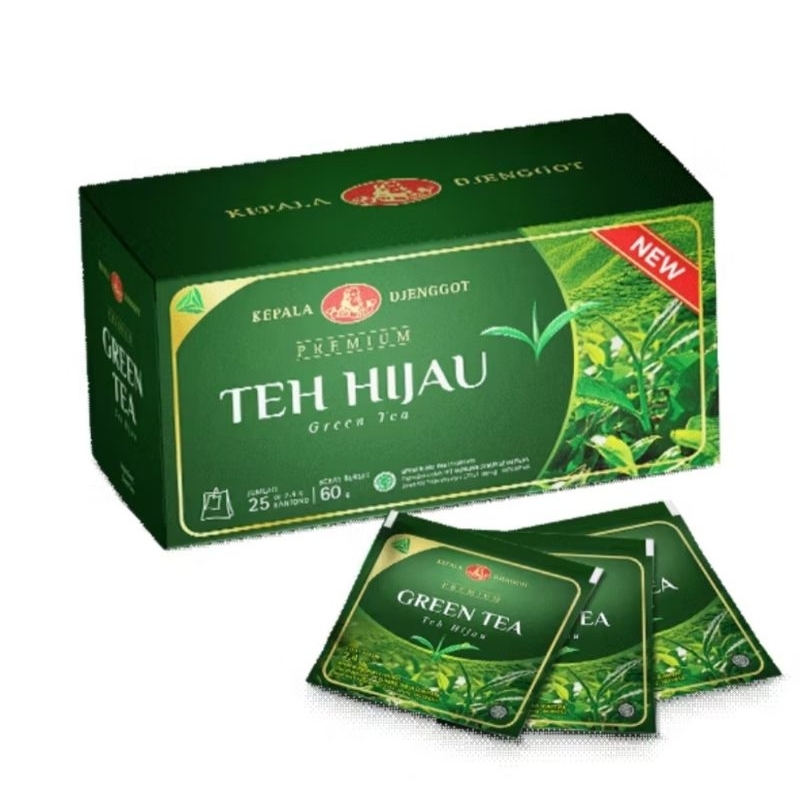 Jual Teh hijau green tea kepala djenggot 1 box | Shopee Indonesia