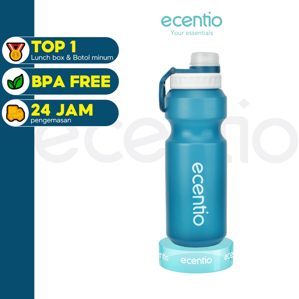Jual ecentio botol air sport 750ml botol minuman olahraga /botol air ...