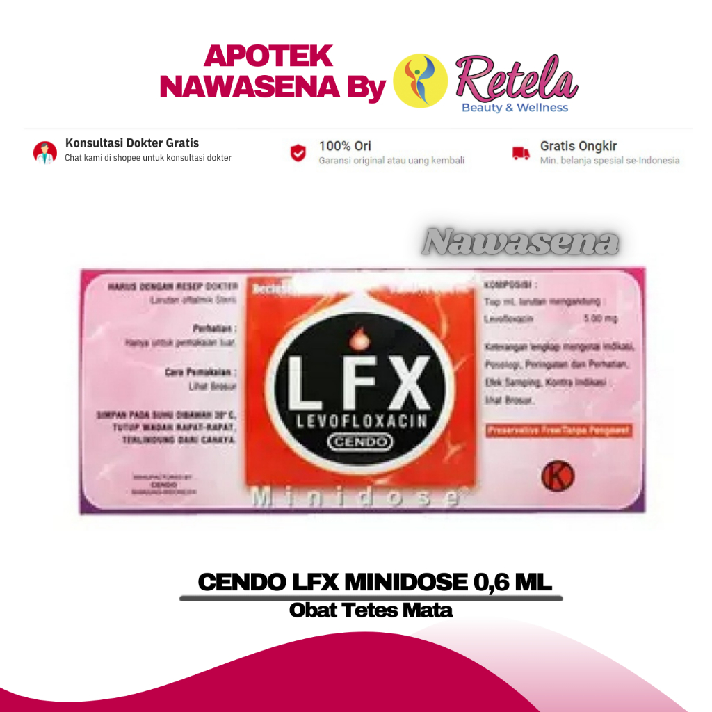 Jual CENDO LFX MINIDOSE 0,6 ML | Shopee Indonesia