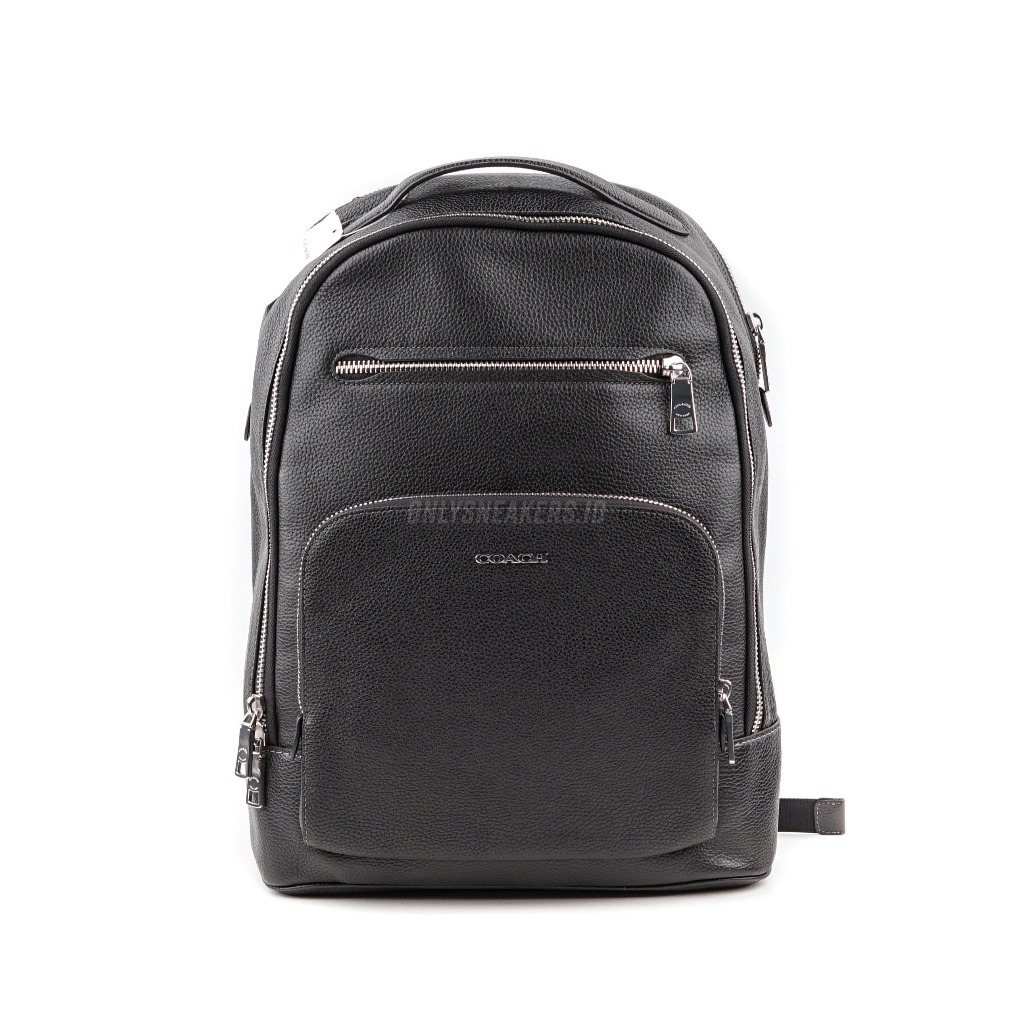 Jual COACH ETHAN BACKPACK LEATHER BLACK (100% AUTHENTIC) | Shopee Indonesia