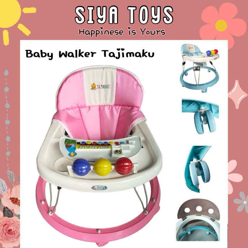 Jual [SIYA] FREE KARDUS & BUBBLEWRAP BABY WALKER STANDART APOLO BAYI BW ...