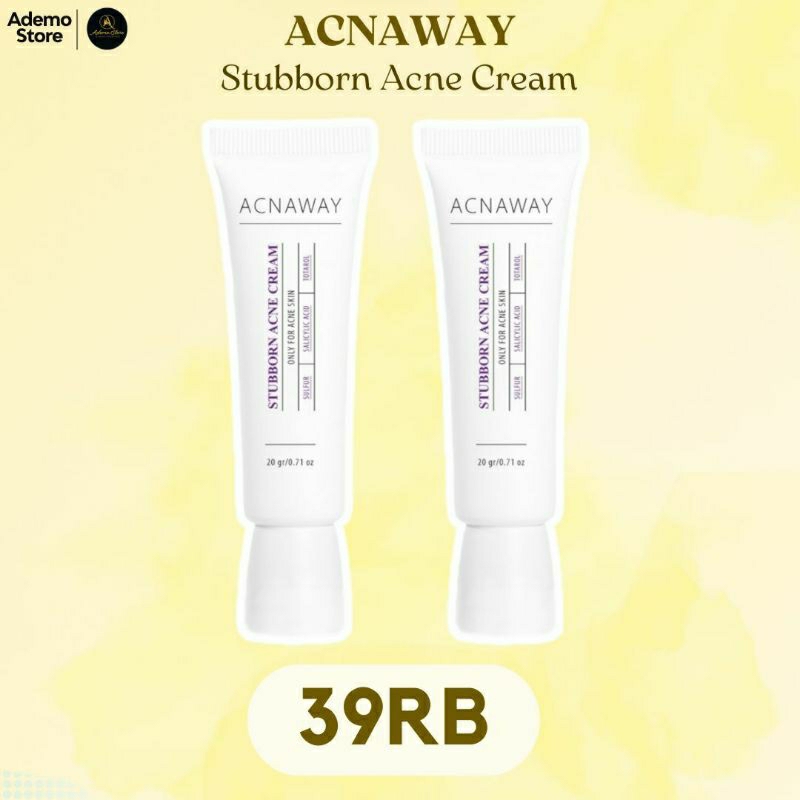 Jual Acnaway Stubborn Acne Cream 20gr | Shopee Indonesia