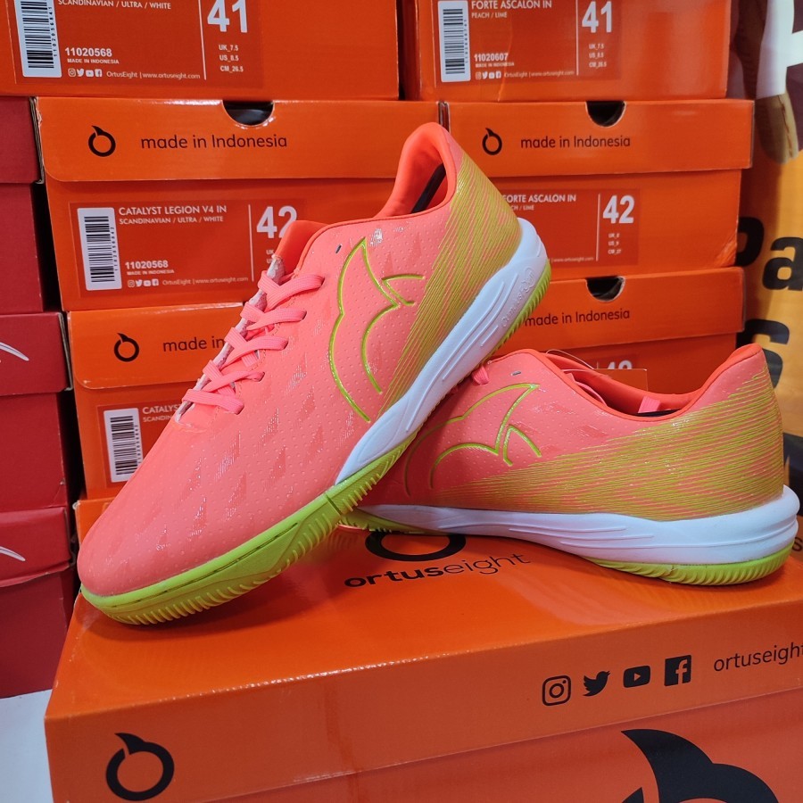 Jual SEPATU FUTSAL ORTUSEIGHT ORTUS FORTE ASCALON IN PEACH ORIGINAL ...