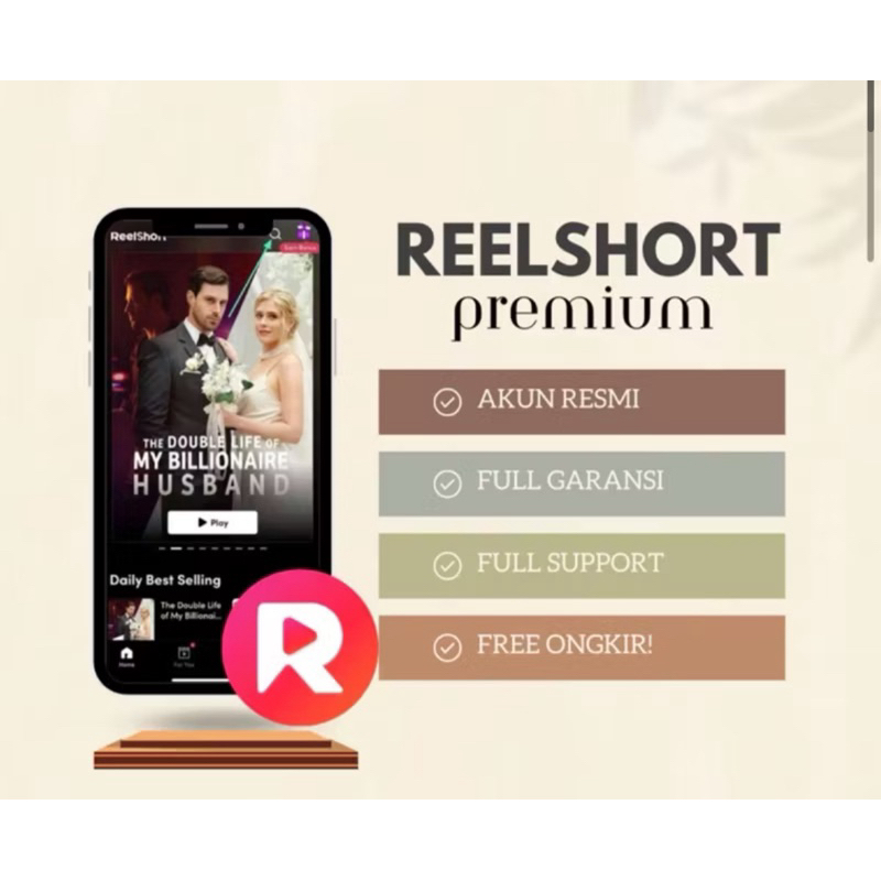 Jual Lifetime ReelShort Premium Private 1bulan FULL GARANSI FOR ALL DEVICE ( IOS / ANDROID / PC ...