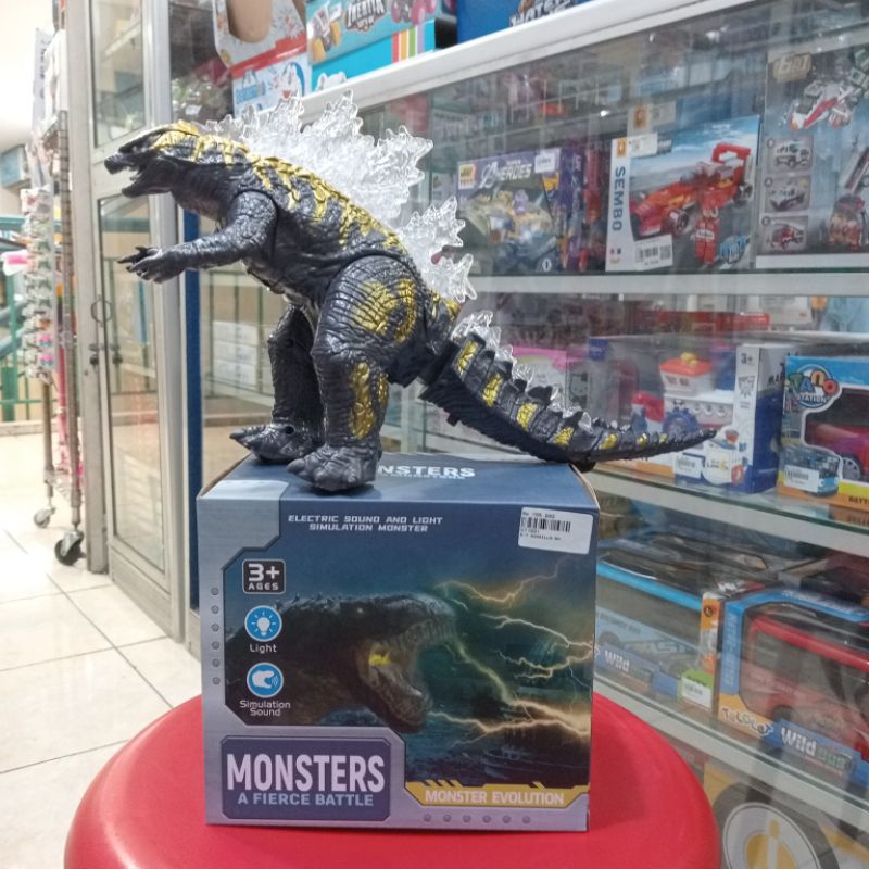 Jual Mainan Anak Robot Godzilla Monster A Fierce Battle Monster ...