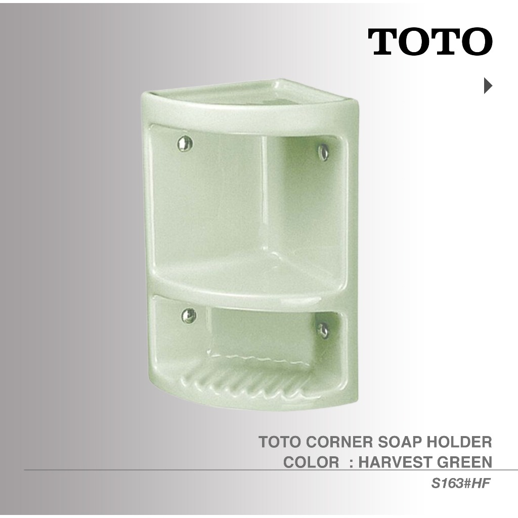 Jual TOTO Corner Soap Holder S163N Harvest Green | Tempat Sabun ...