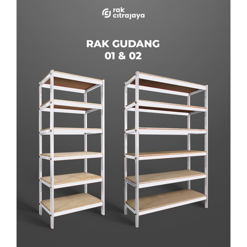 Jual RAK BESI GUDANG PENYIMPANAN SERBAGUNA HEAVY DUTY 6 SUSUN 600KG ...