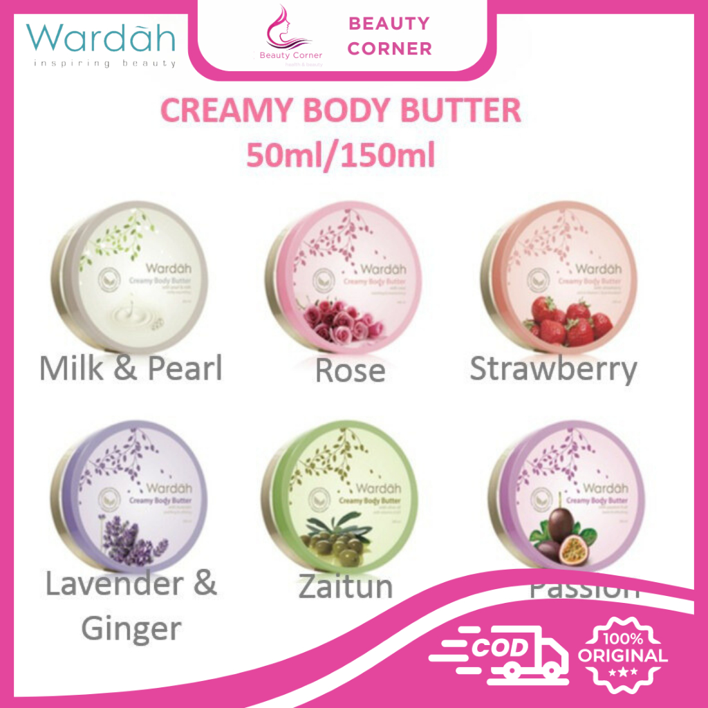 Jual Wardah Creamy Body Butter{150ML/50ML} | Shopee Indonesia