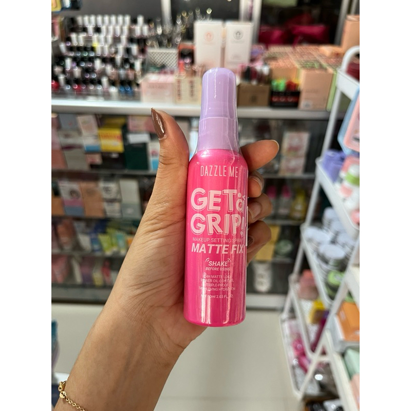Jual Dazzle me setting spray pink Matte | Shopee Indonesia