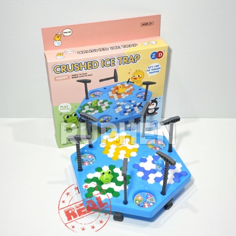 Jual Penguin / Frog / Duck Trap Game Trio Mini Kecil Imut IMPORT (Good ...