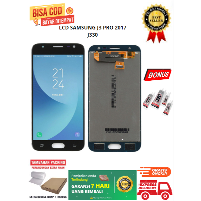 Jual LCD J3 PRO 2017 J330 FULLSET TOUCHSCREEN ORIGINAL | Shopee Indonesia